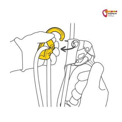 Petzl Rollclip Z Karabiner mit Seilrolle | bolting.eu